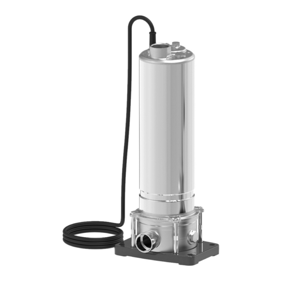 XYLEM LOWARA SCUBA DRY SERIES ADDITIONAL INSTALLATION, OPERATION AND MAINTENANCE INSTRUCTIONS ...