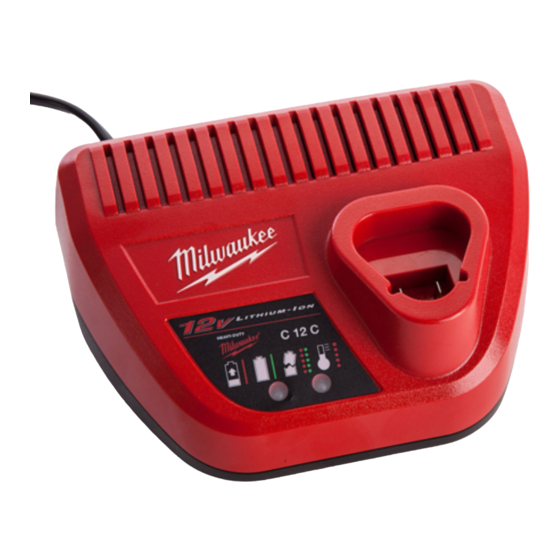 MILWAUKEE C12 C ORIGINAL INSTRUCTIONS Pdf Download | ManualsLib