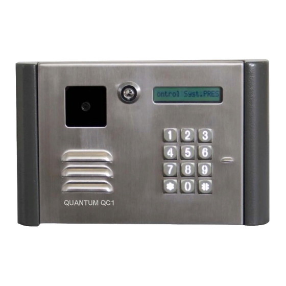 QUANTUM QC1 INSTALLATION AND PROGRAMMING MANUAL Pdf Download | ManualsLib