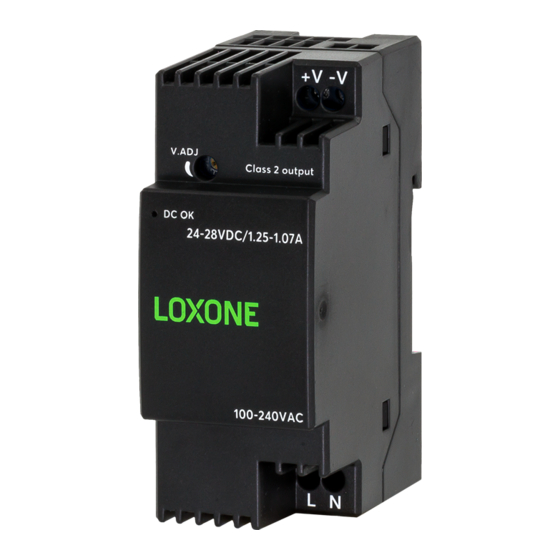 LOXONE 200001 INSTRUCTION MANUAL Pdf Download | ManualsLib