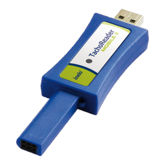 INELO TACHOREADER MOBILE II MANUAL Pdf Download | ManualsLib