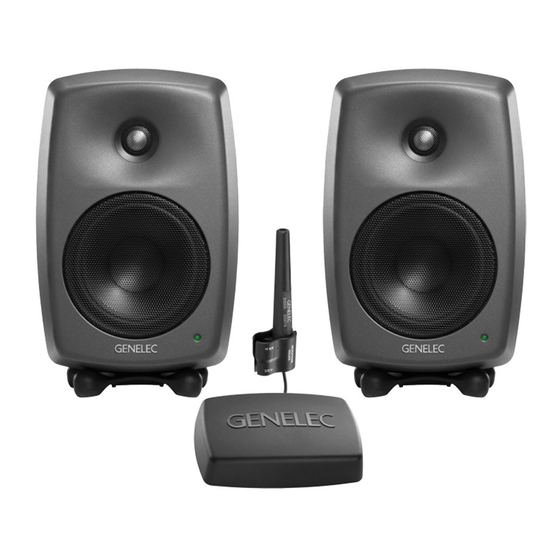 GENELEC GLM 4 SYSTEM OPERATING MANUAL Pdf Download | ManualsLib