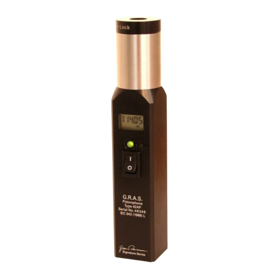 GRAS 42AP INSTRUCTION MANUAL Pdf Download | ManualsLib