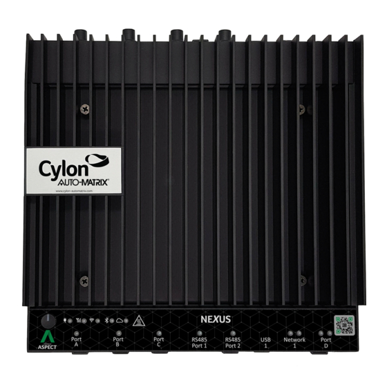 CYLON NEXUS SERIES HARDWARE INSTALLATION MANUAL Pdf Download | ManualsLib