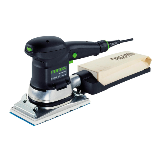FESTOOL RS 300 EQ OPERATING INSTRUCTIONS MANUAL Pdf Download | ManualsLib