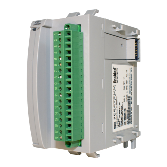 SPECTRUM CONTROLS MICRO800 USER MANUAL Pdf Download | ManualsLib