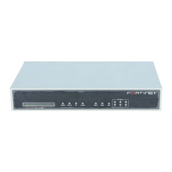 FORTINET FORTIGATE FG-80C MANUAL Pdf Download | ManualsLib