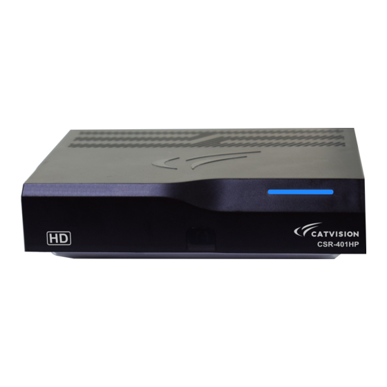 CATVISION CSR- 401HP WITH WIFI TUBICAST INSTALLATION MANUAL Pdf ...