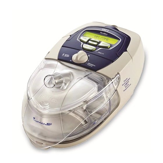 RESMED VPAP IV ST OPERATION AND TROUBLESHOOTING Pdf Download | ManualsLib