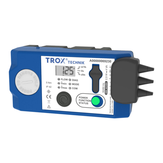 TROX TECHNIK COMPACT XM0 INSTALLATION AND COMMISSIONING INSTRUCTIONS ...