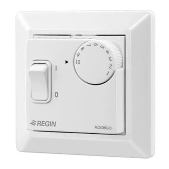 REGIN FLOORIGO FL1TP INSTRUCTION Pdf Download | ManualsLib
