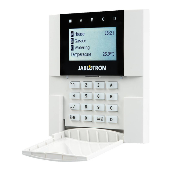 JABLOTRON JA-150E QUICK MANUAL Pdf Download | ManualsLib