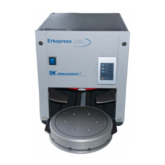 ERKODENT ERKOPRESS 240 INSTRUCTION Pdf Download | ManualsLib