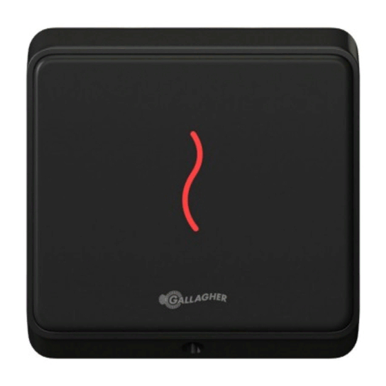 GALLAGHER T12 MIFARE READER BLACK INSTALLATION NOTE Pdf Download ...