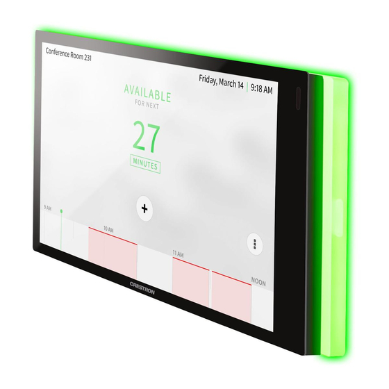 CRESTRON TSW-770-LB QUICK START Pdf Download | ManualsLib