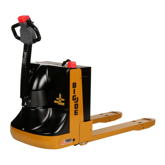 BIG LIFT BIG JOE OPERATOR'S MANUAL Pdf Download | ManualsLib