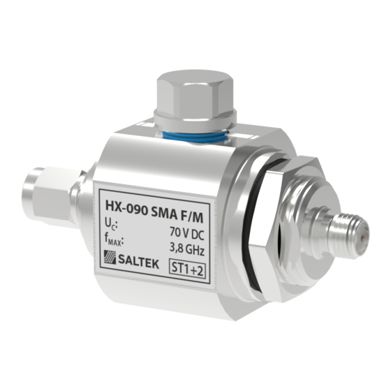 SALTEK HX-090 SMA F/M INSTALLATION INSTRUCTION Pdf Download | ManualsLib