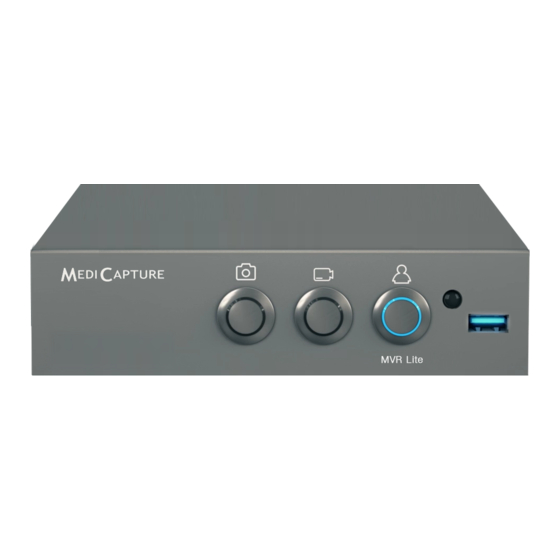MEDI CAPTURE MVR LITE USER MANUAL Pdf Download | ManualsLib