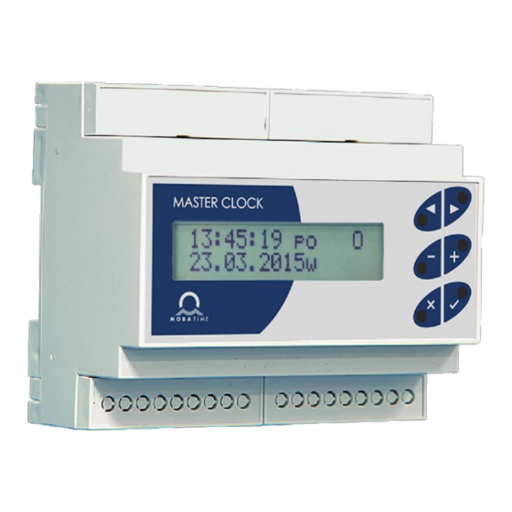 MOBATIME MINI MASTER CLOCK HN 60 USER MANUAL Pdf Download | ManualsLib