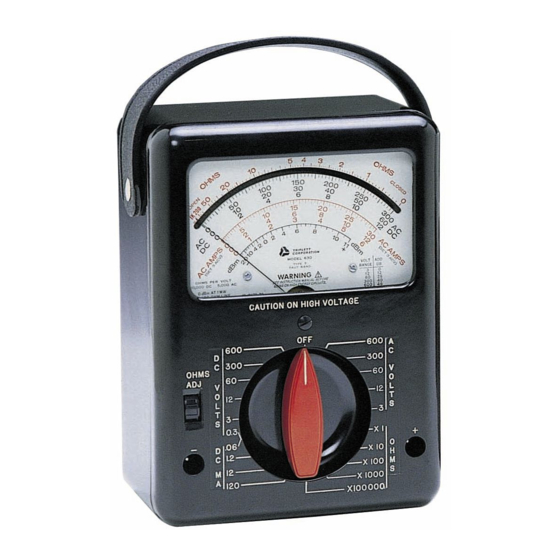 TRIPLETT 630 INSTRUCTION MANUAL Pdf Download | ManualsLib