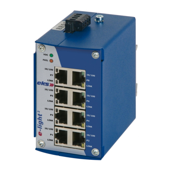 EKS E-LIGHT2 EL100U2 DESCRIPTION AND MANUAL Pdf Download | ManualsLib