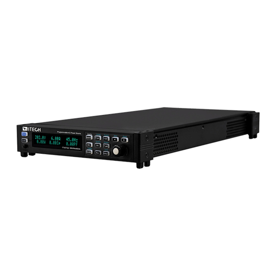 ITECH IT-M7700 PROGRAMMING MANUAL Pdf Download | ManualsLib