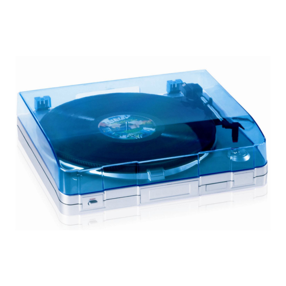 TEVION USB TURNTABLE MANUAL Pdf Download | ManualsLib