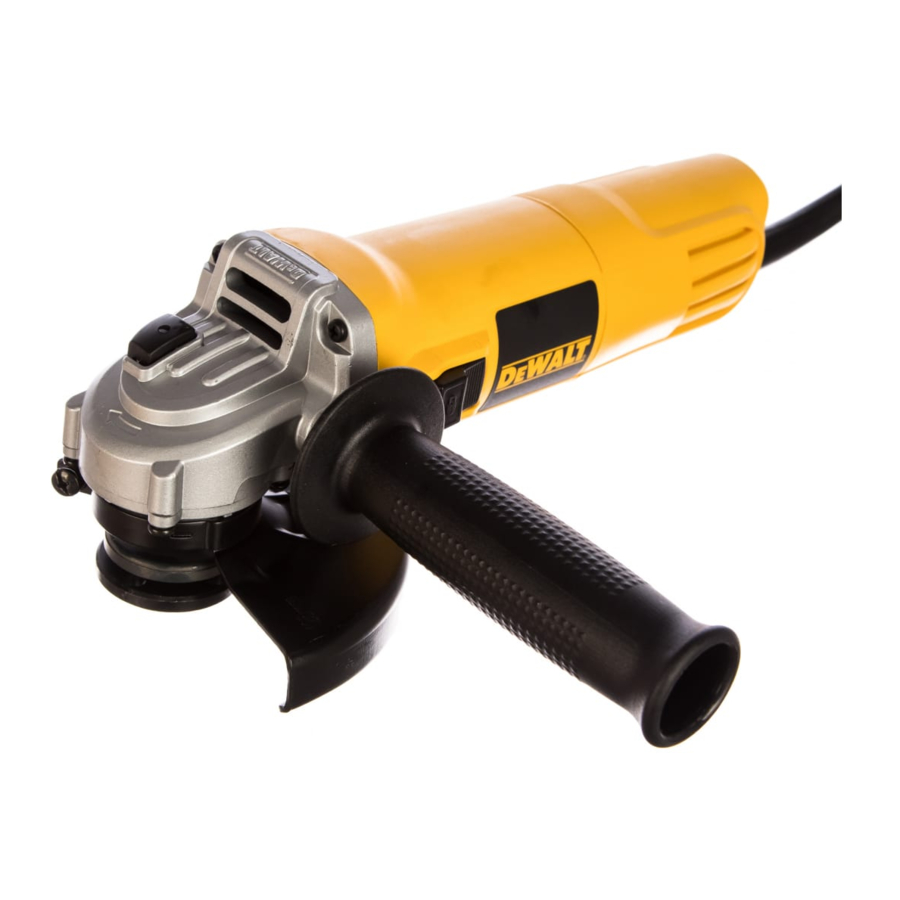 DEWALT DWE4119 ORIGINAL INSTRUCTIONS MANUAL Pdf Download | ManualsLib
