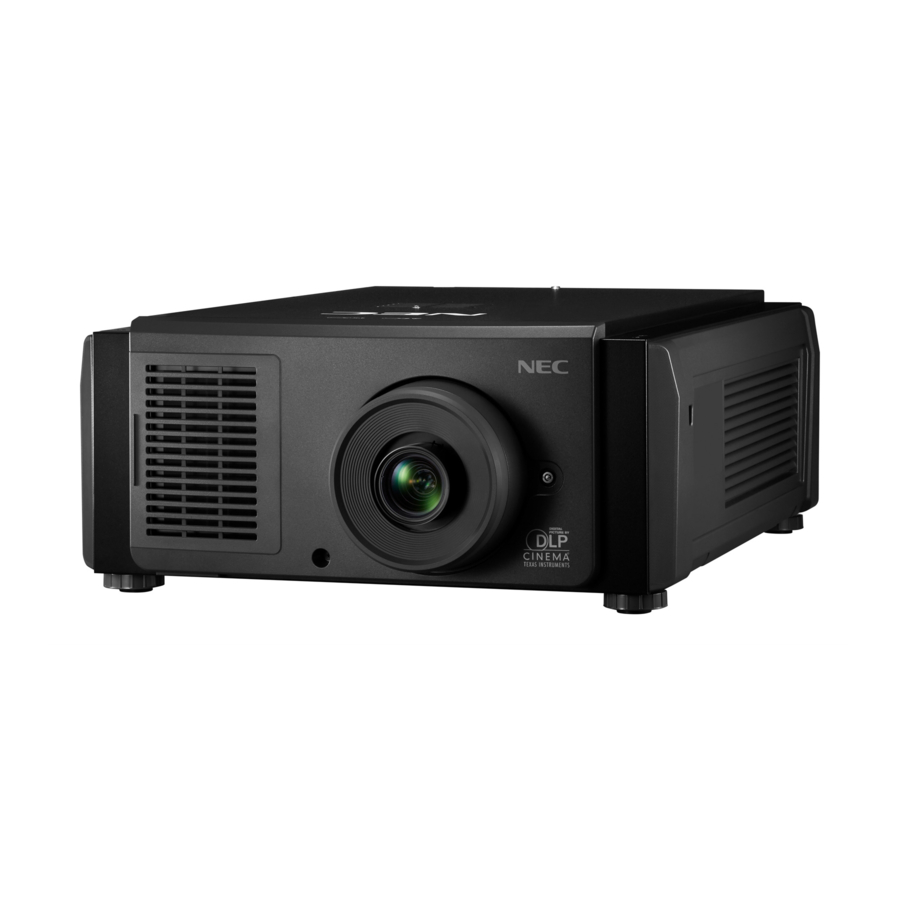 NEC DLP CINEMA NP-NC1402L USER MANUAL Pdf Download | ManualsLib