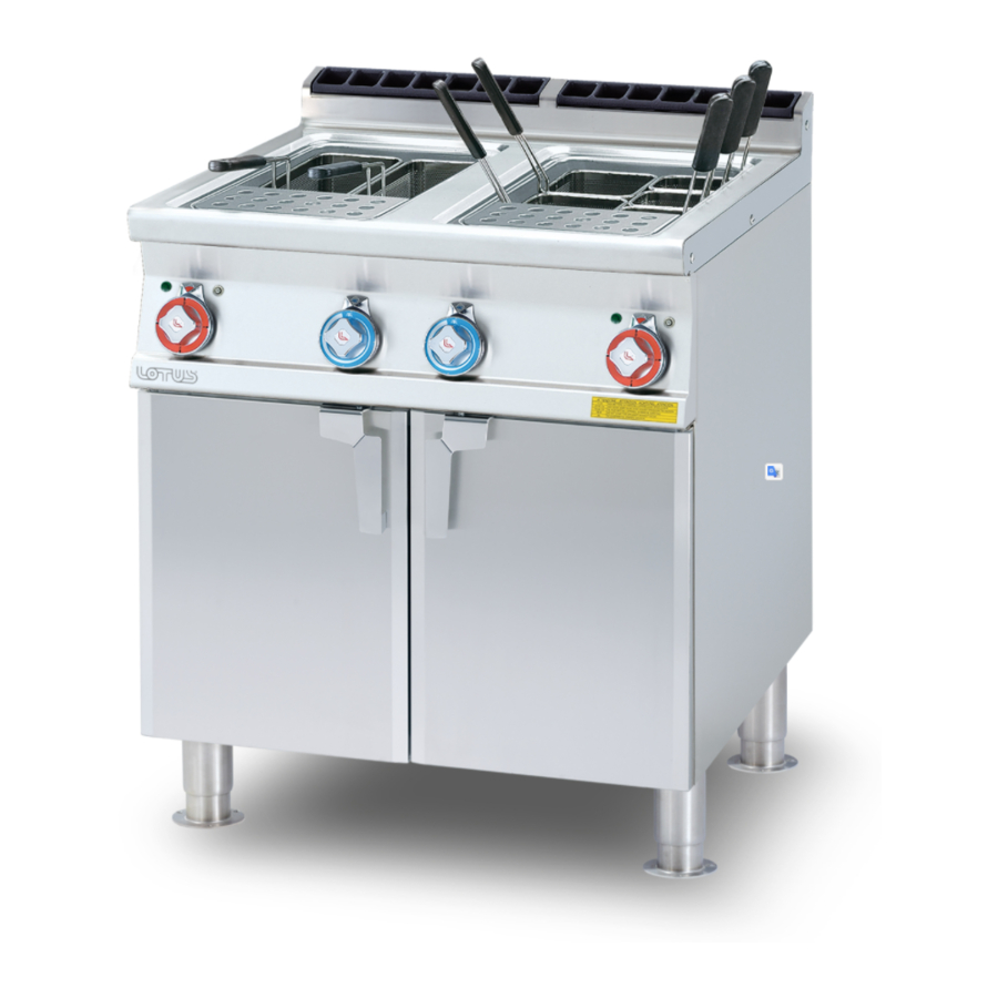 LOTUS COOKER CP-74ETX INSTRUCTIONS FOR INSTALLATION AND USE MANUAL Pdf ...