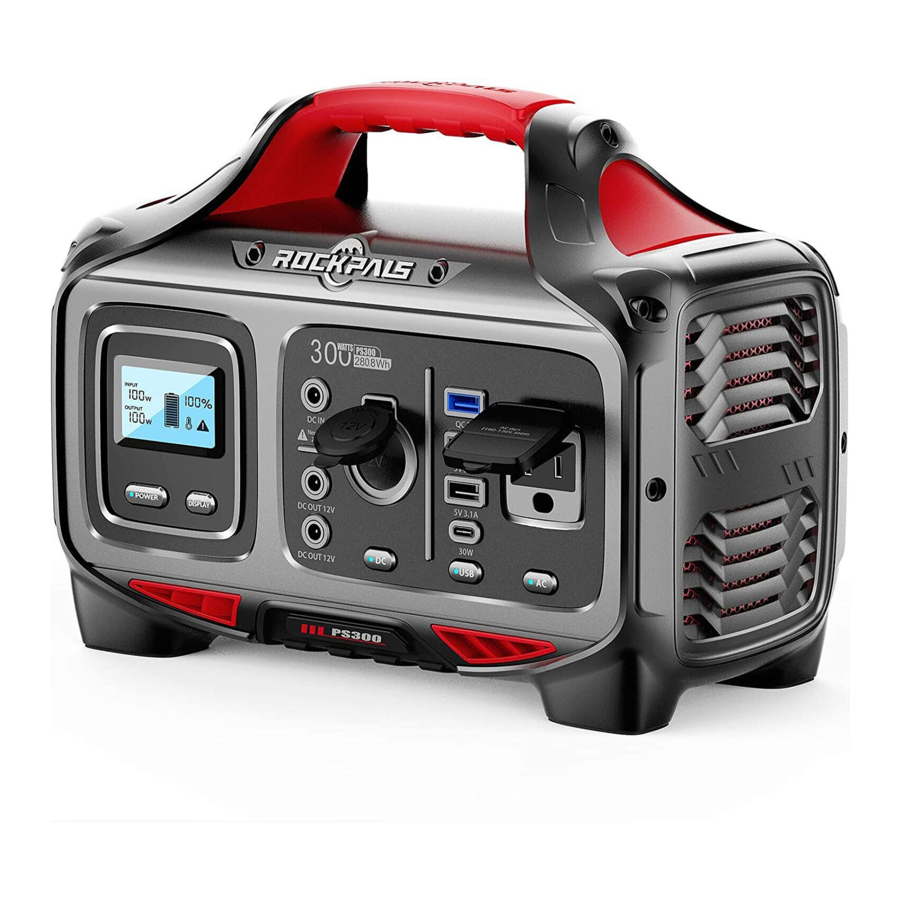 ROCKPALS ROCKPOWER 300 USER MANUAL Pdf Download | ManualsLib