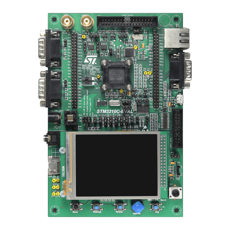 ST STM3210C-EVAL USER MANUAL Pdf Download | ManualsLib