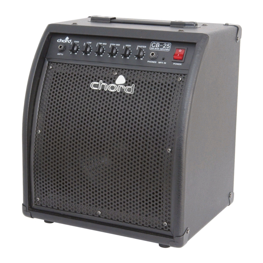 CHORD CB-25 USER MANUAL Pdf Download | ManualsLib