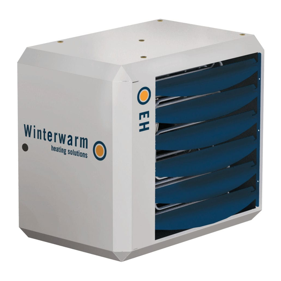 WINTERWARM EH INSTRUCTION MANUAL Pdf Download | ManualsLib