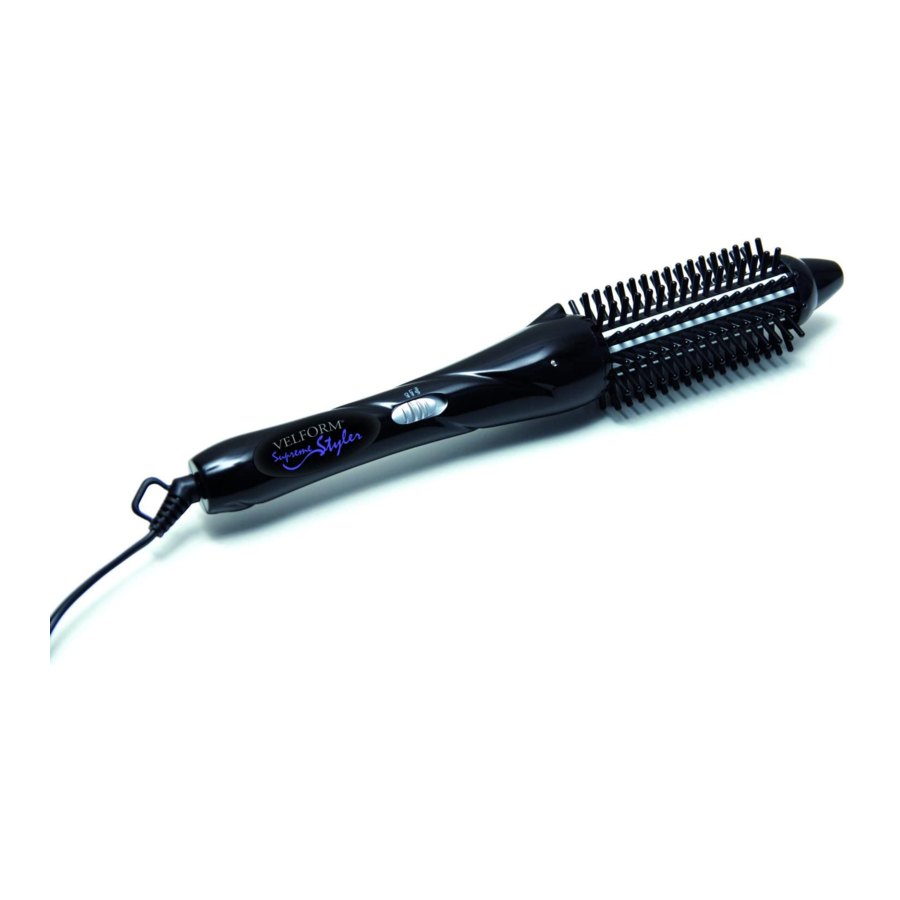VELFORM SUPREME STYLER INSTRUCTION MANUAL Pdf Download | ManualsLib