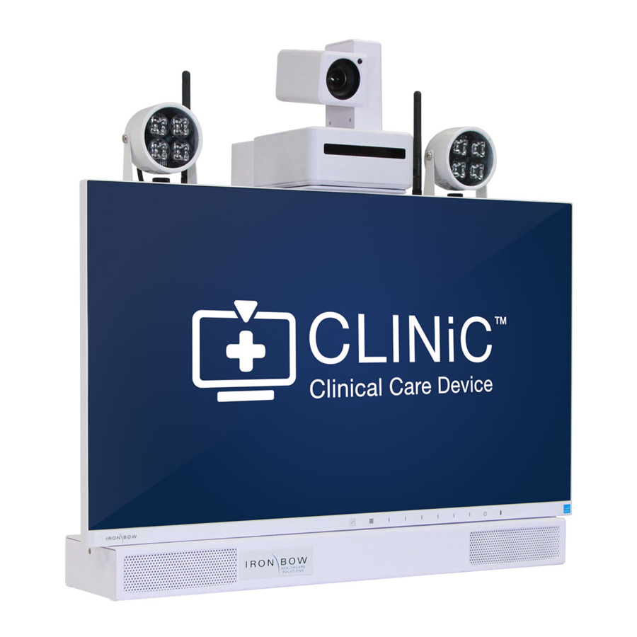 IRON BOW VCLINIC CLINIC-VC-10XIR-A01 INSTALLATION AND USER MANUAL Pdf ...