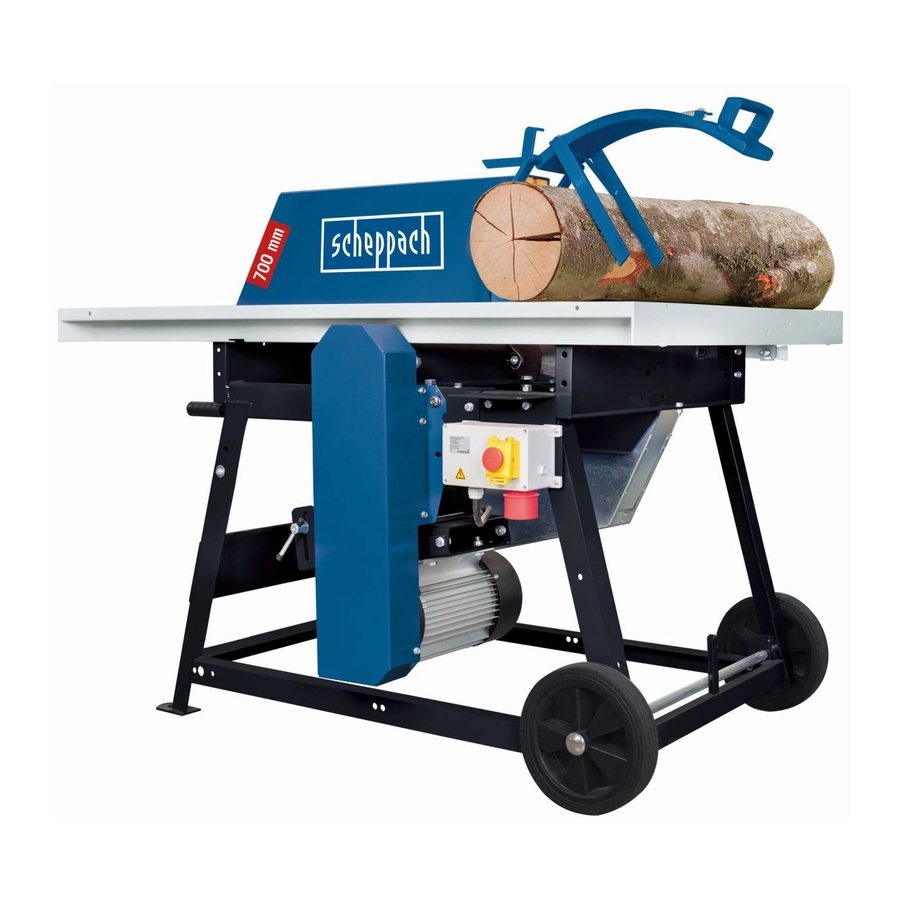 SCHEPPACH KW7 MANUAL Pdf Download | ManualsLib