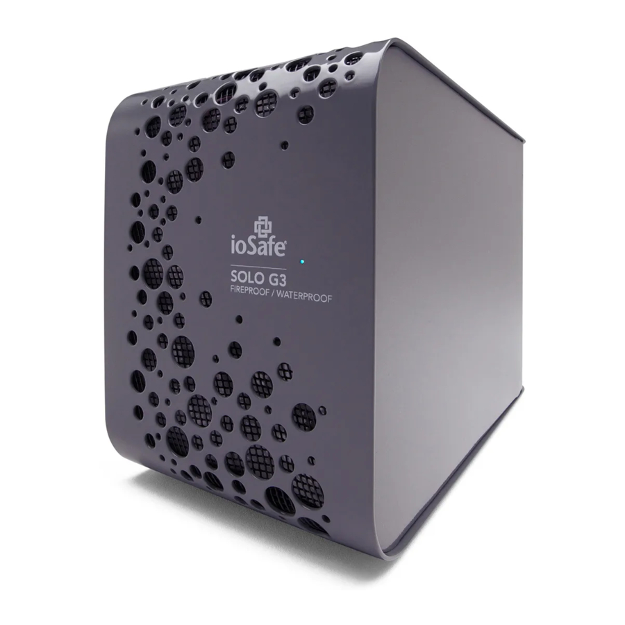 IOSAFE SOLO G3 QUICK INSTALL MANUAL Pdf Download | ManualsLib