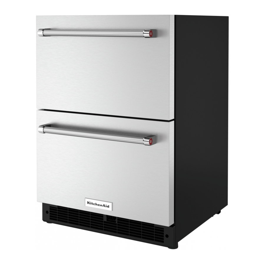 KITCHENAID KUDR204KSB USE AND CARE MANUAL AND INSTALLATION INSTRUCTIONS ...