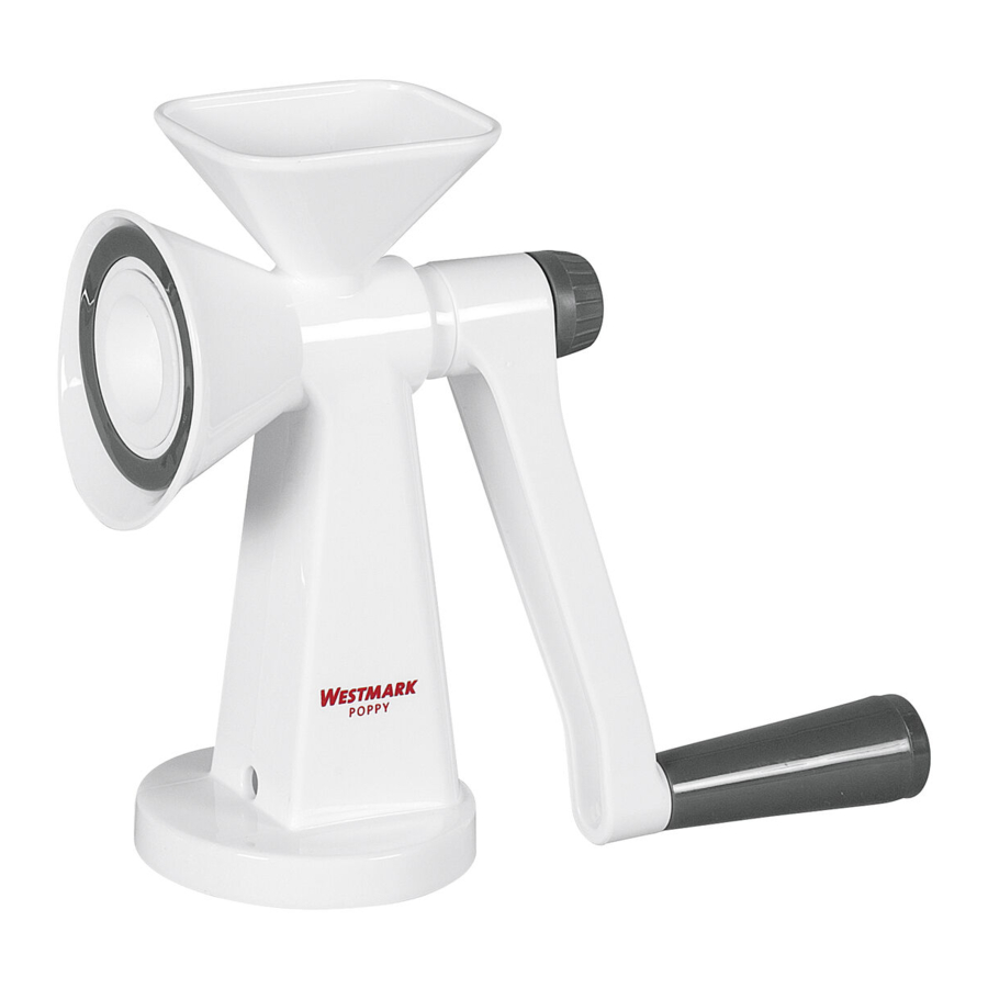 WESTMARK POPPY QUICK START MANUAL Pdf Download | ManualsLib