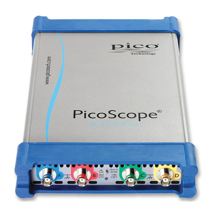 PICO TECHNOLOGY PICOSCOPE 6000 SERIES CALIBRATION AND VERIFICATION PROCEDURE Pdf Download ...