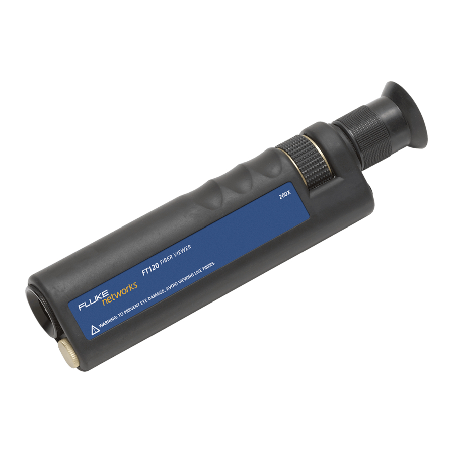 FLUKE FIBER INSPECTION SERIES QUICK START MANUAL Pdf Download | ManualsLib