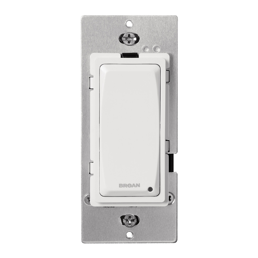 NUTONE DT100W INSTRUCTION SHEET Pdf Download | ManualsLib