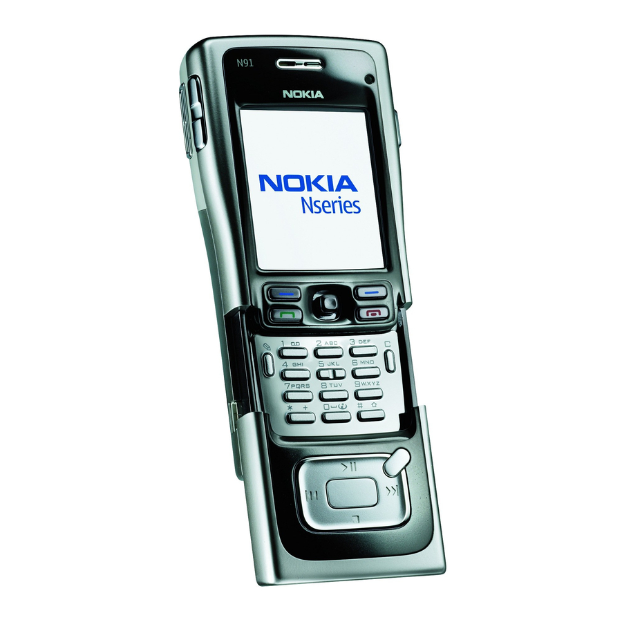 NOKIA N91 QUICK START MANUAL Pdf Download | ManualsLib