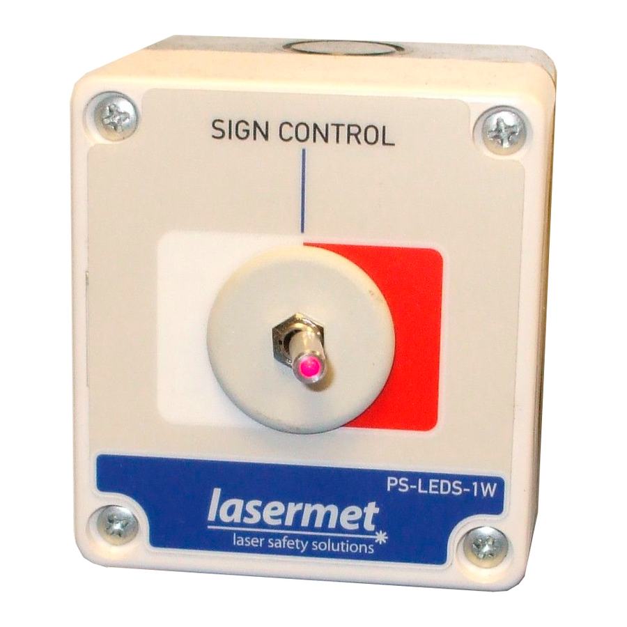 LASERMET PS-LEDS-1W INSTRUCTION MANUAL Pdf Download | ManualsLib