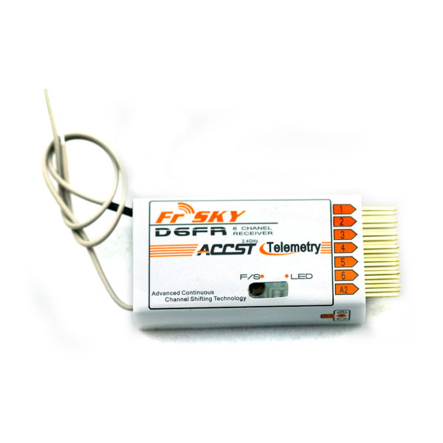 FRSKY D6FR INSTRUCTION MANUAL Pdf Download | ManualsLib
