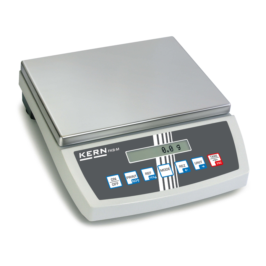 KERN FKB 6K0.02 OPERATING MANUAL Pdf Download | ManualsLib