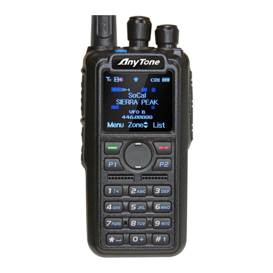 ANYTONE AT-D868UV FIRMWARE UPDATE PROCEDURE Pdf Download | ManualsLib