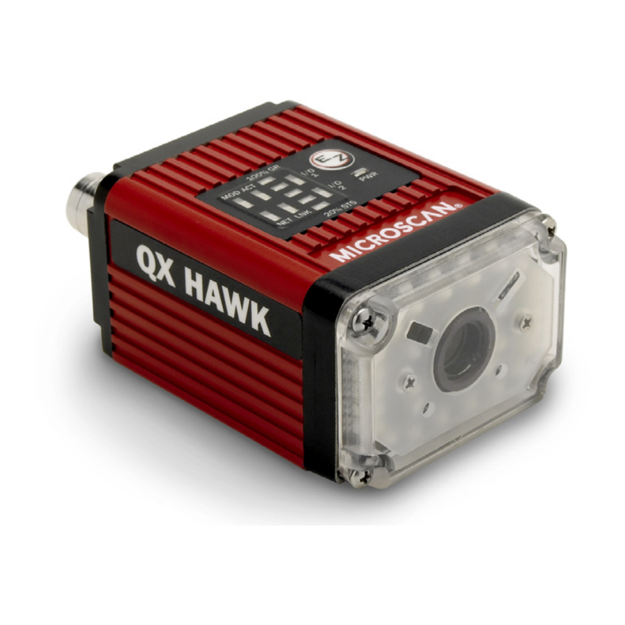 MICROSCAN QX HAWK QUICK START MANUAL Pdf Download | ManualsLib