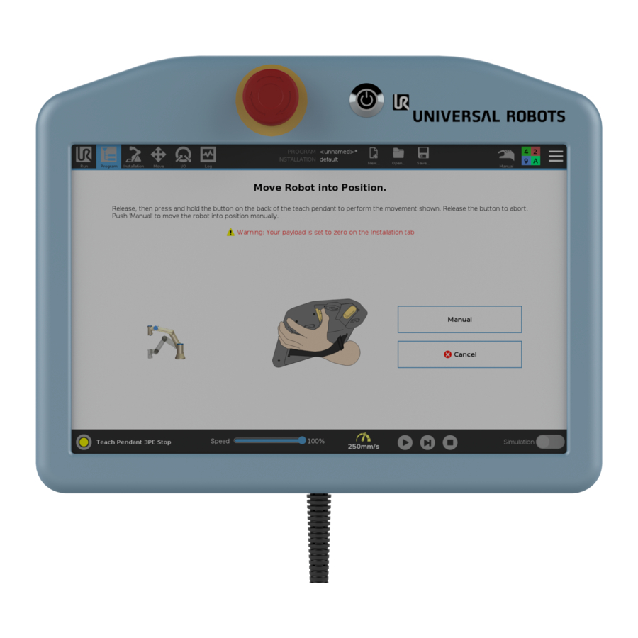 UNIVERSAL ROBOTS 3PE TEACH PENDANT INSTALLATION MANUAL Pdf Download ...